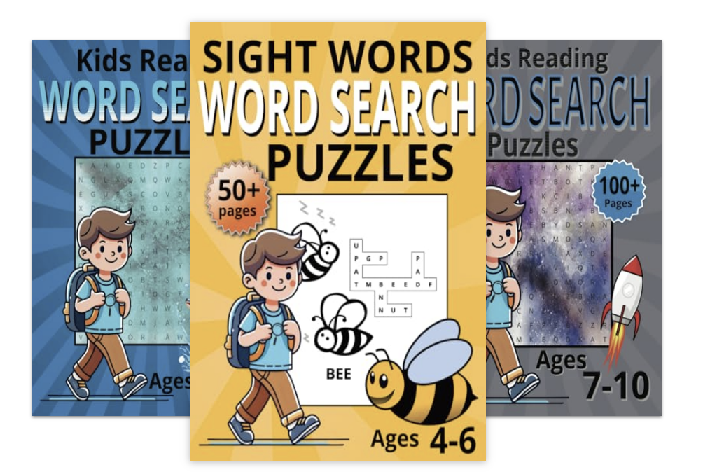 Children’s Puzzle Books Fun & Educational Word Searches